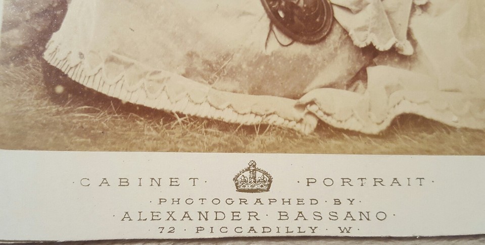 Antique Cabinet Photograph London England Alexander Bassano ...