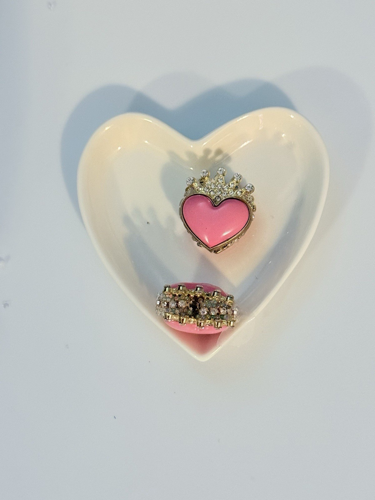 Fancy Craft bead for Beadable Pens & Jewelry making 2 Pc crown pink ...