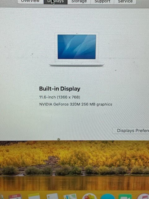 2010 MacBook Air 11 inch 1.4 GHz Core 2 Duo, 2GB RAM, 128GB SSD 10.13 ...