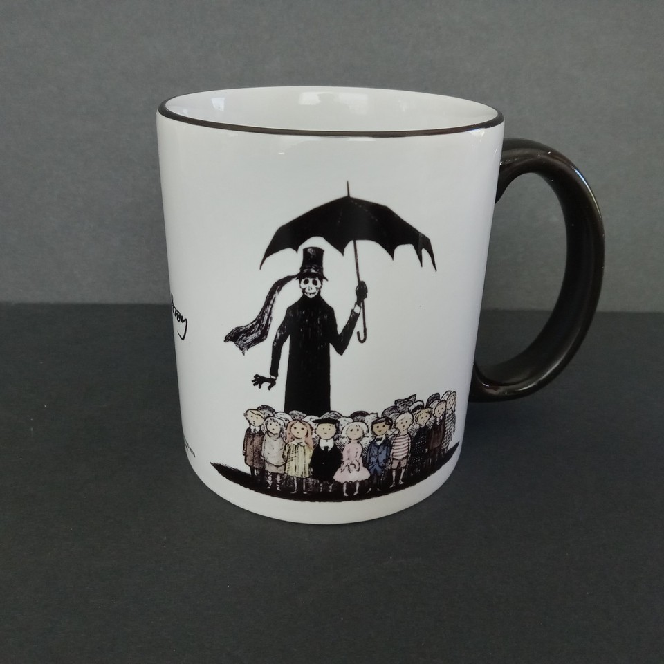 Edward Gorey Glossy Ceramic Mug Illustration Gothic Victorian Macabre ...