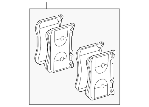For Mercedes-Benz S450 18-20 Mercedes-Benz 0004201006 Front Disc Brake ...