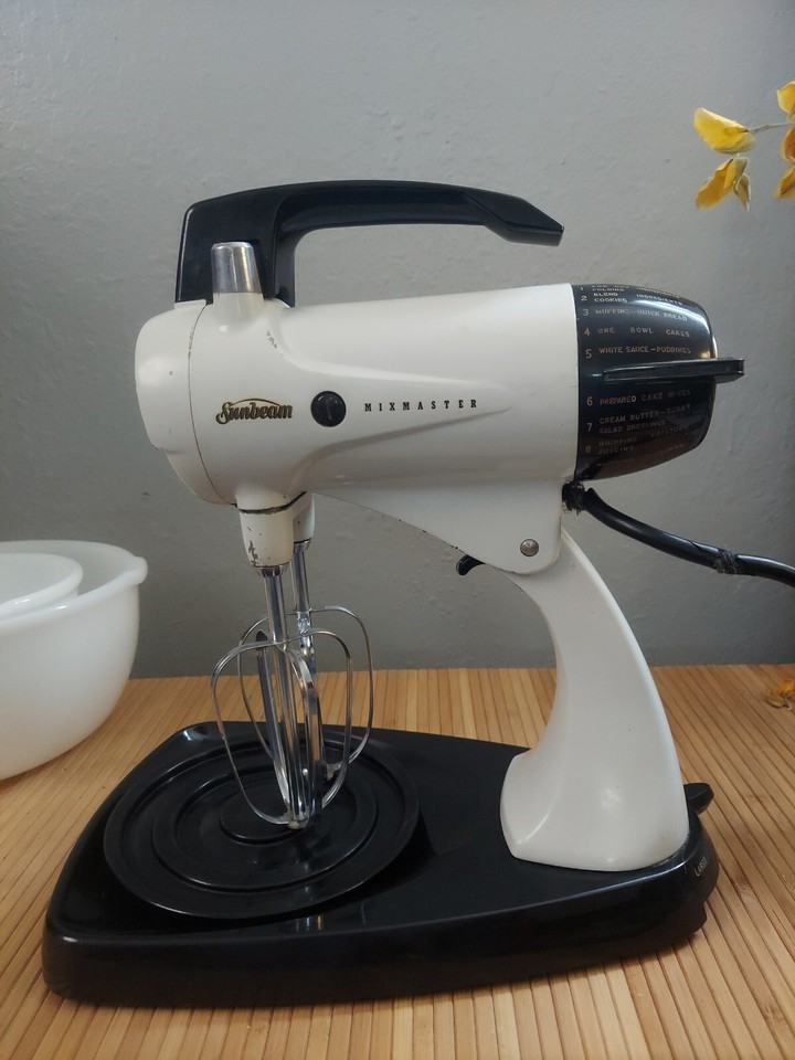 MID CENTURY 1957-1967 SUNBEAM MIXMASTER STAND MIXER 2 BOWLS Model 12 | eBay