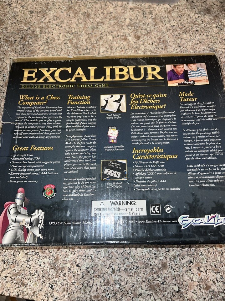 Excalibur Deluxe Electronic Chess Game. | eBay