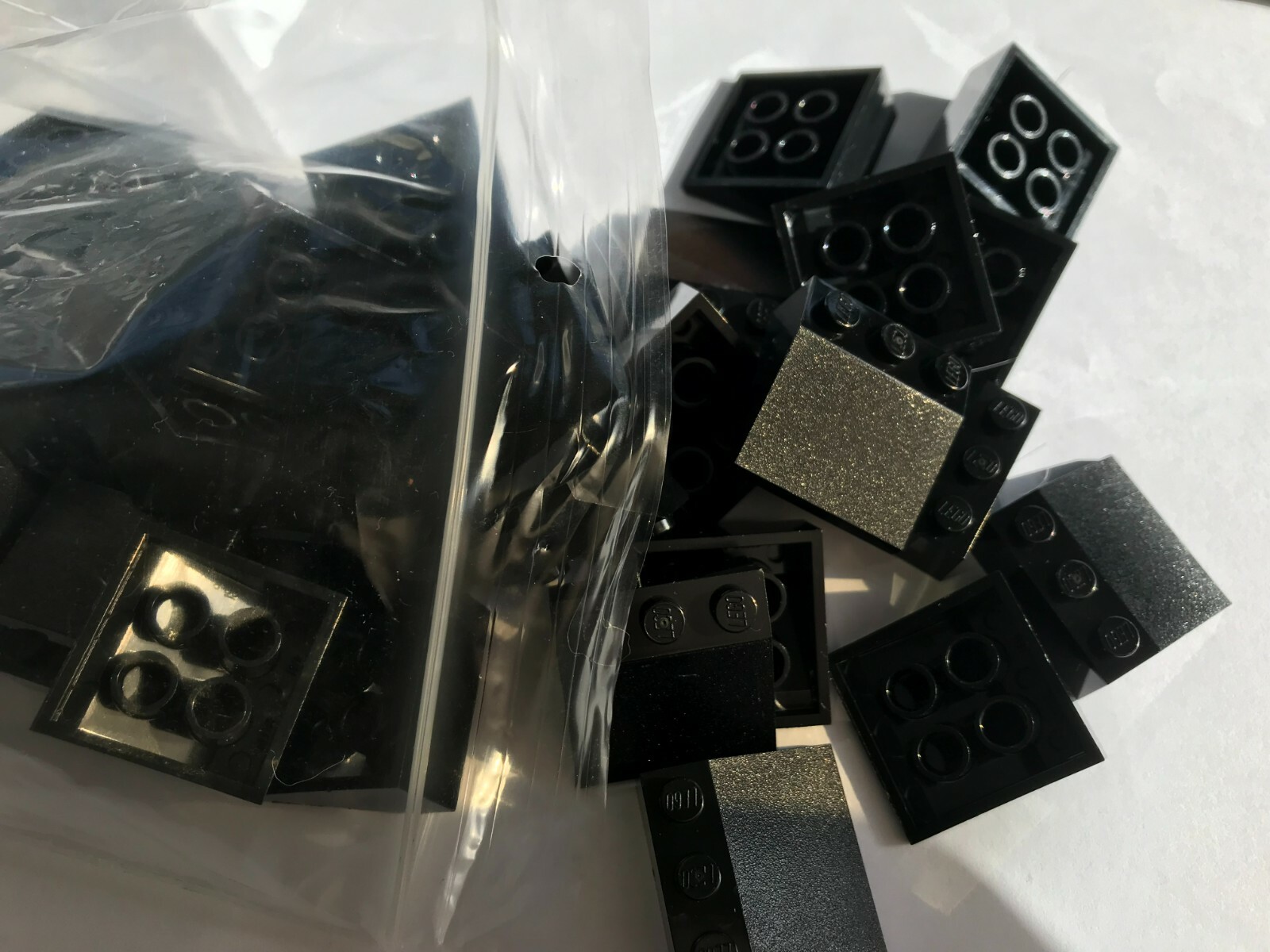 LEGO -NEW-#4161-BLACK-SLOPE 33-- 3 X 3 -10 PIECES | eBay