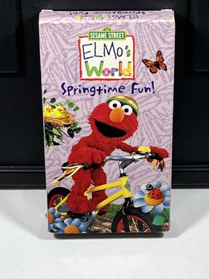 Elmo's World Springtime Fun VHS Video Tape 2002 Sesame Street ...