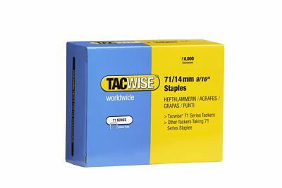 Tacwise 4mm to 16mm Type 71 series Galvanised staples for staple gun ...