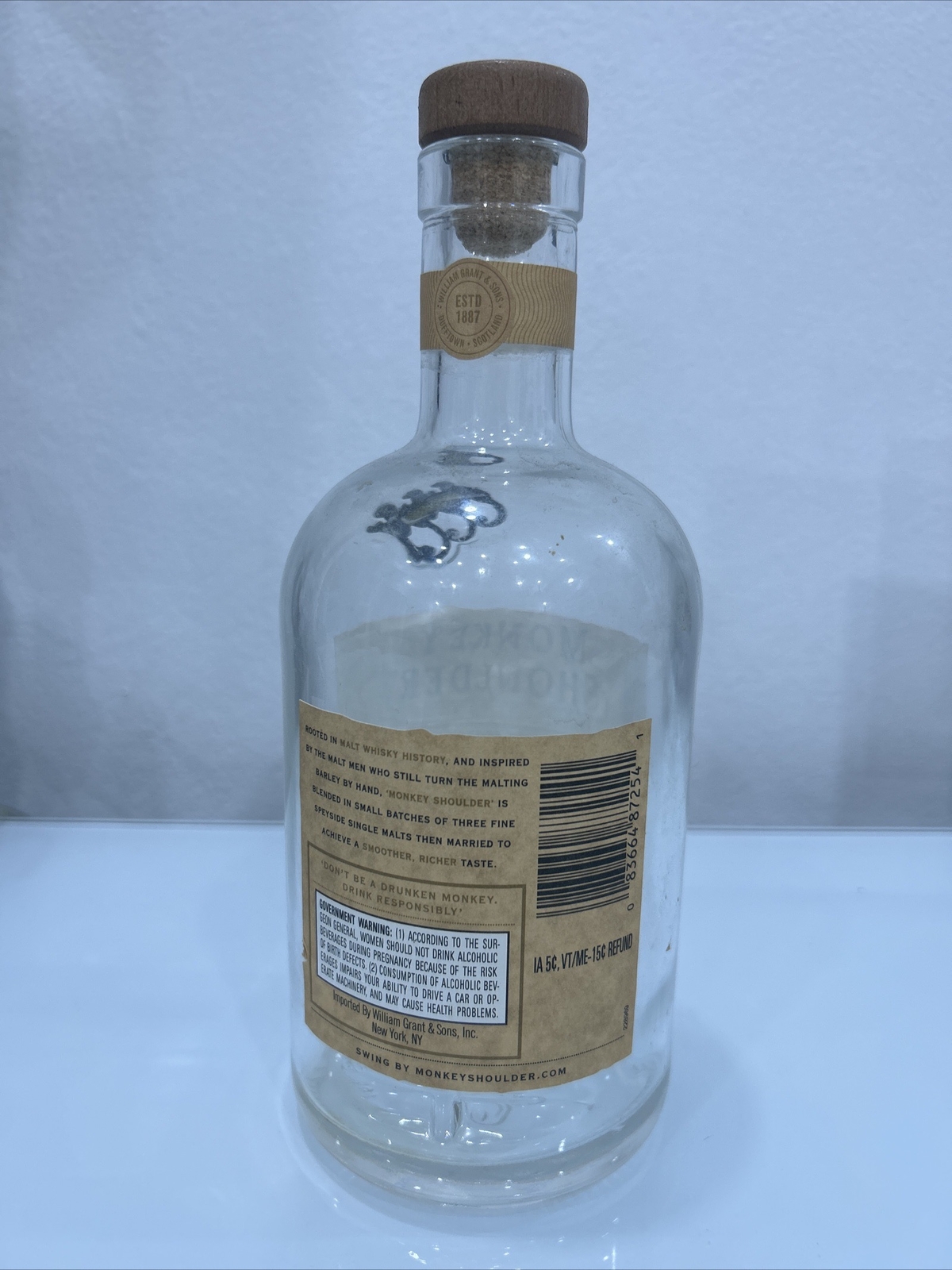 Empty Monkey Shoulder Whisky Bottle, 70cl | eBay