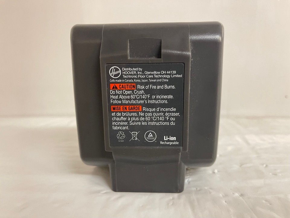 Hoover Lithium Battery BH04000 For Hoover Fusion & React Cordless ...