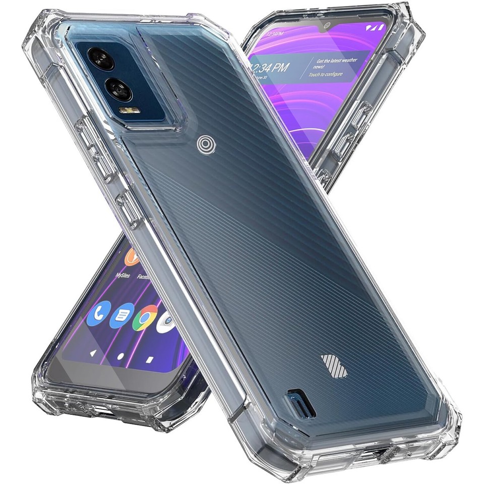 For BLU View Speed 5G Phone Case Full Body Cover + Built-in Screen ...