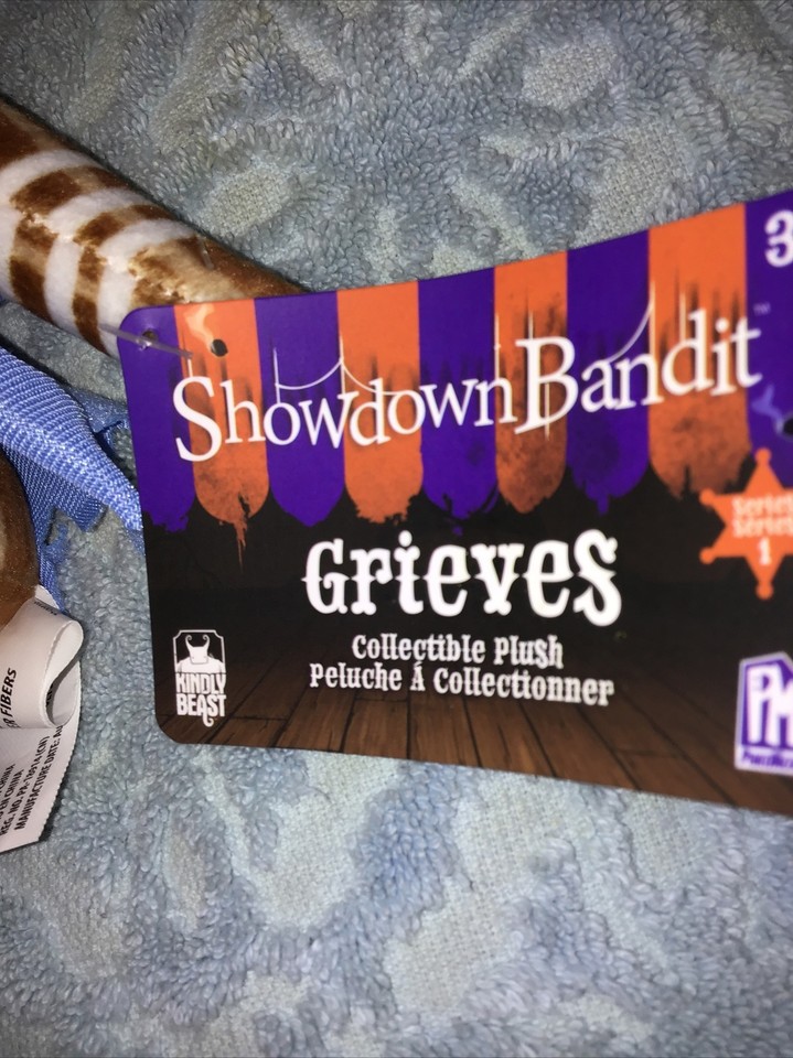 Showdown Bandit Grieves Collectible Plush Series 1 NEW With Tag 8” | eBay