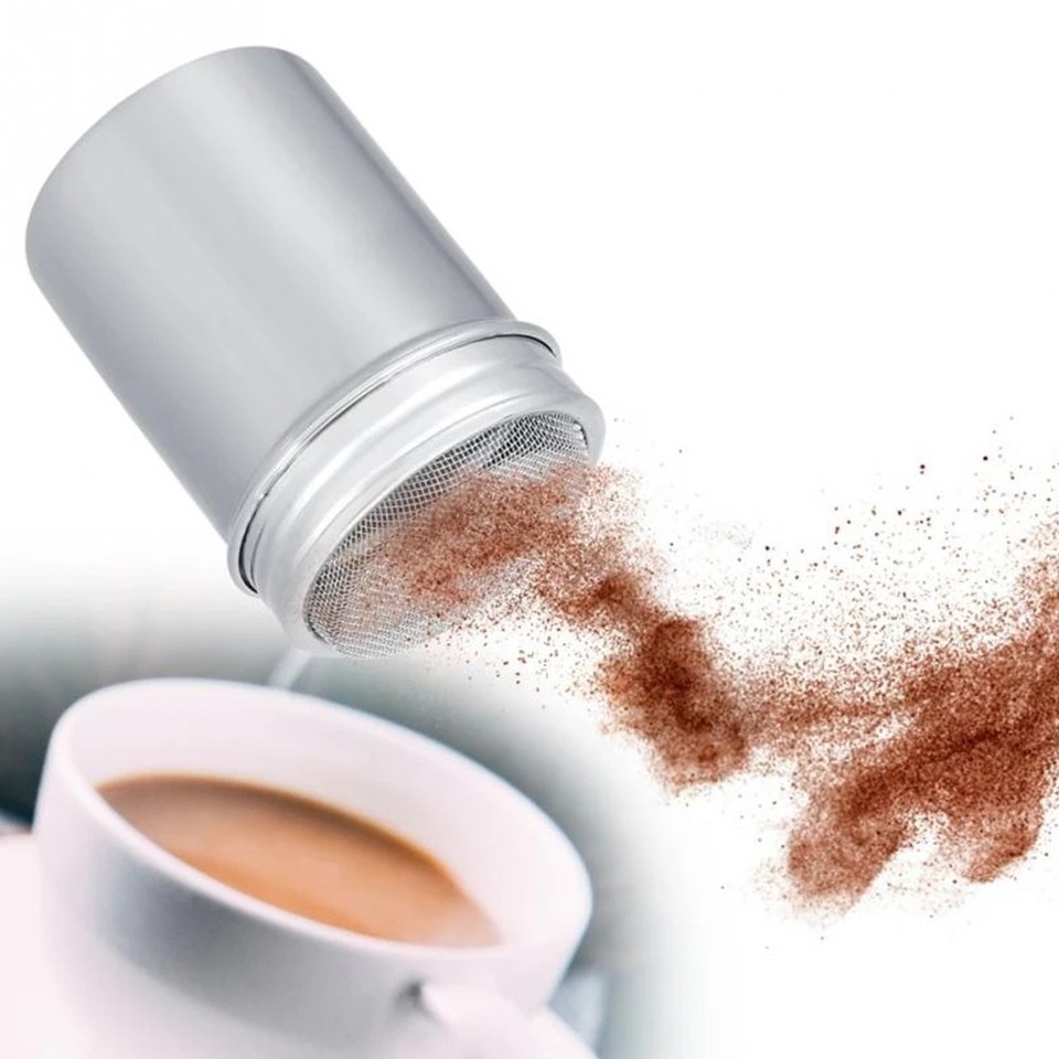 Coffee Sifter Silver Household Tool Accessories Chocolate Cocoa Duster ...