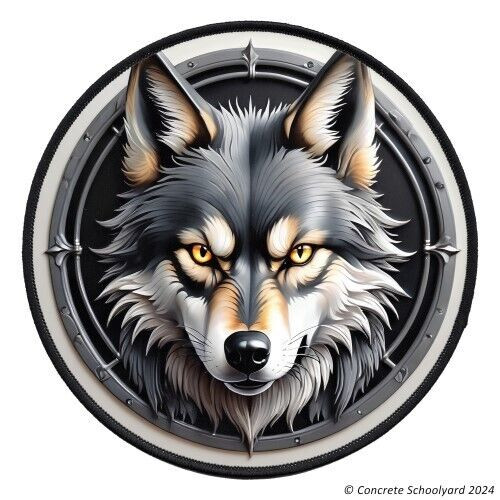 Beautiful Gothic Wolf Patch Up to 25cm, Large Iron On Jacket Backpatch ...