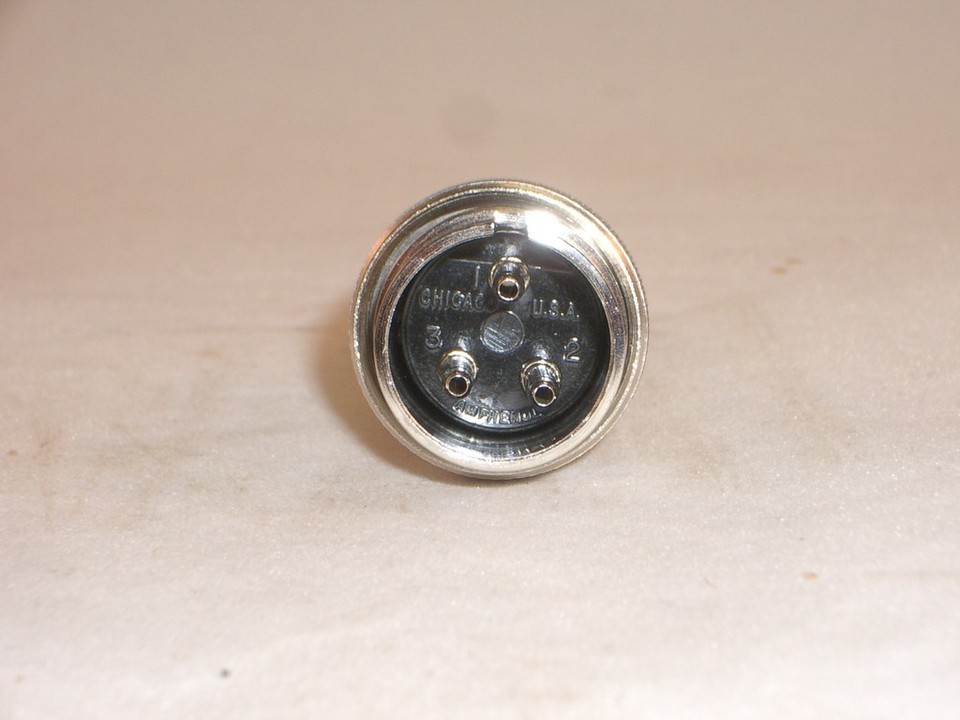 "Amphenol 91-MC3M 3 PIN MICROPHONE PLUG CONNECTOR | 1/4"" | Universal ...