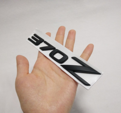 1x 370z Car Side Fender Rear Trunk Emblem Badge Decals ( black) | eBay