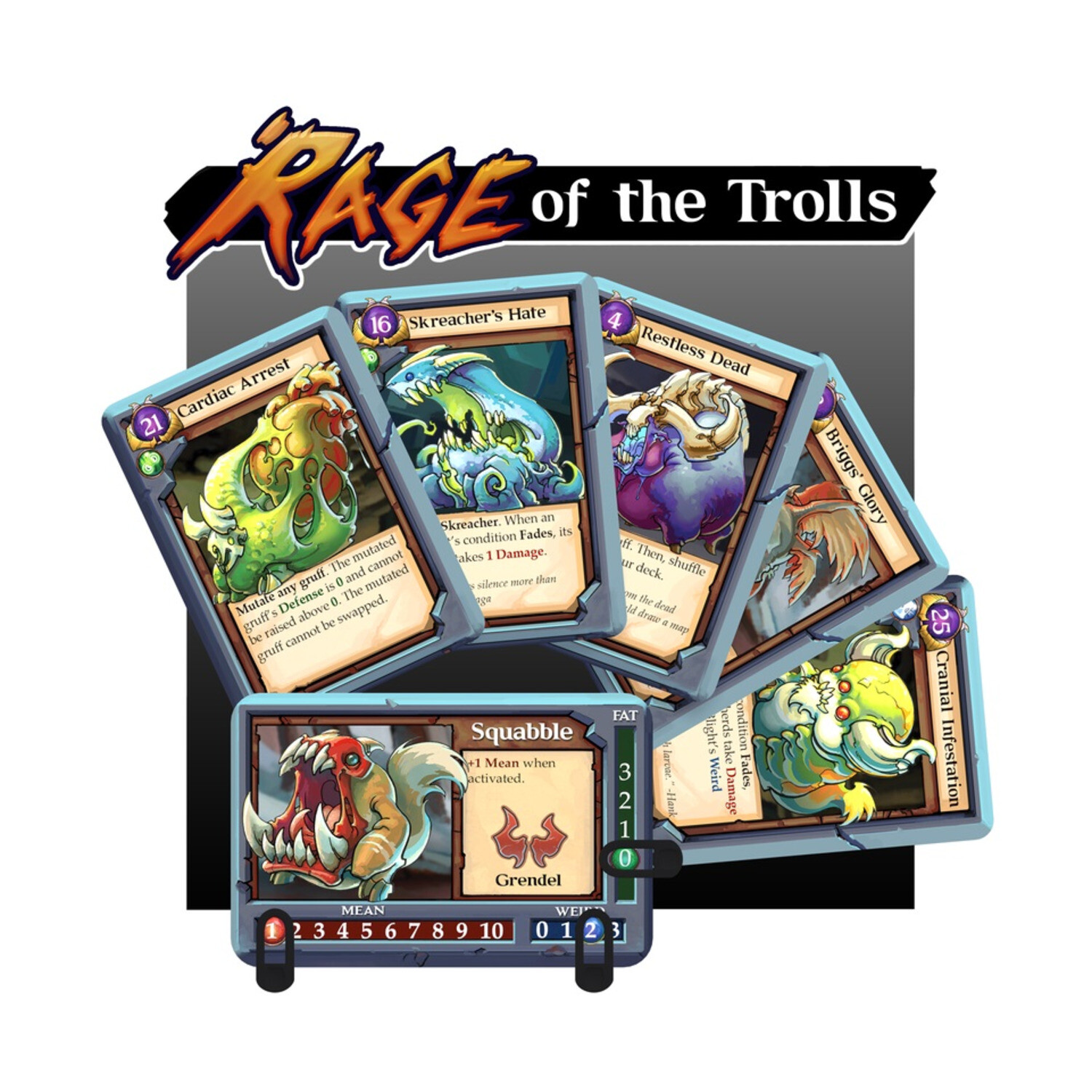 Studio Woe Cardgame Rage of the Trolls Box SW | eBay