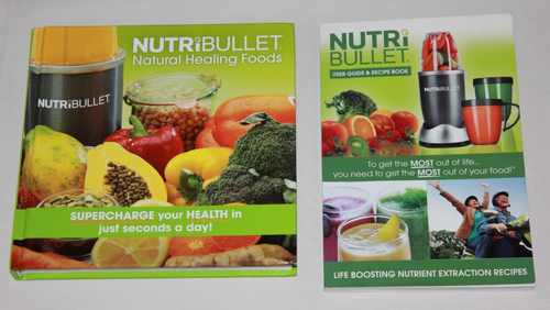 Nutri Bullet Natural Healing Foods & Pocket User Guide & Recipe Book 2 ...