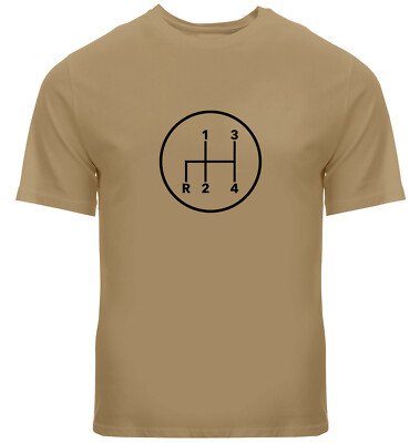 Manual Transmission Shift Pattern 4 Speed Stick T-Shirt Gearshift Gears ...