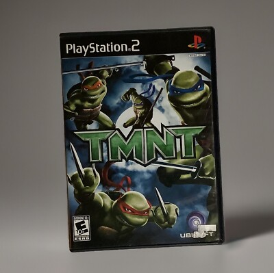 TMNT PlayStation 2 PS2 Ubisoft Ninja Turtles Video Game Tested ...