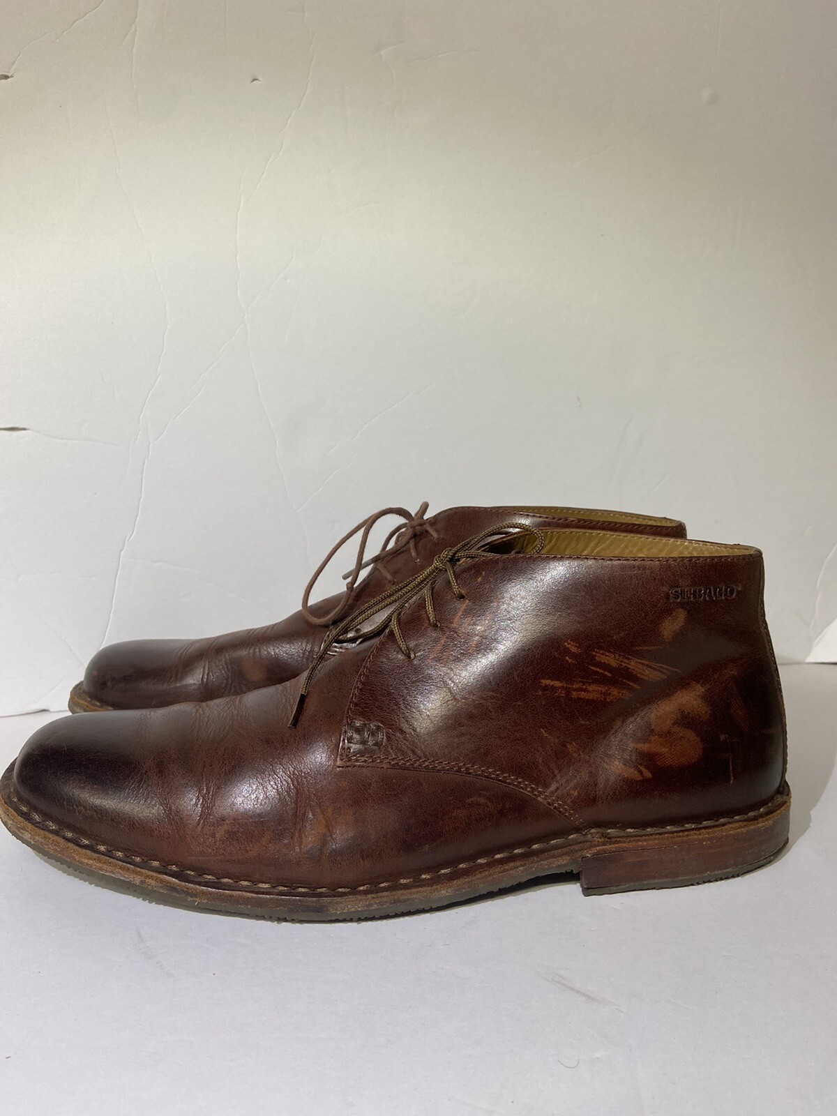Sebago Tremont sz 11 Smooth Brown Leather Chukka boots - Gem