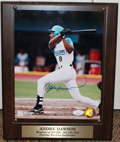 Andre Dawson Signed "PERFECT"8x10 Photo/"GREAT" Wall Plaque/Marlins ...