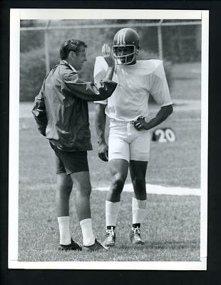George Allen & Duane Thomas 1973 Type 1 Press Photo Washington Redskins ...
