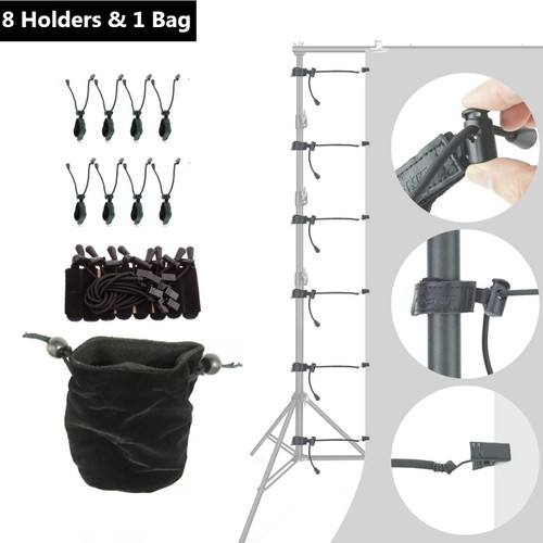 Flexible Muslin Holders Clamps Clip for Green Screen Studio Backdrop ...