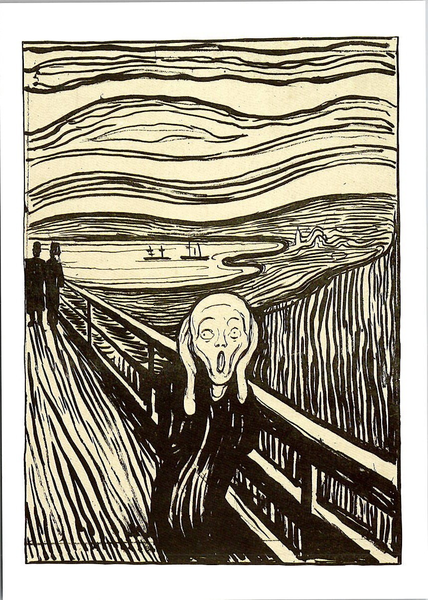 Edvard Munch, The Cry - The Art Institute of Chicago, Illinois ...
