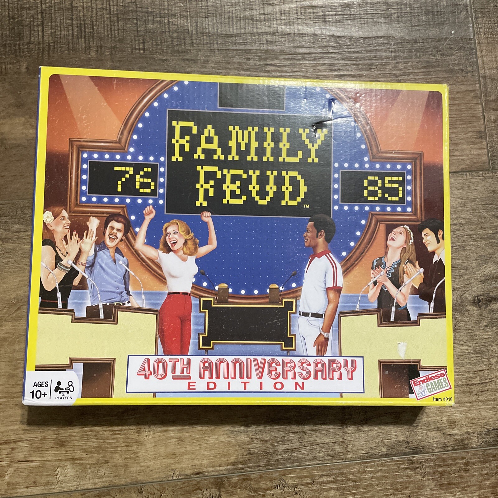 Family Feud 40th Anniversary Edition Board Game Endless Games 3 Players ...
