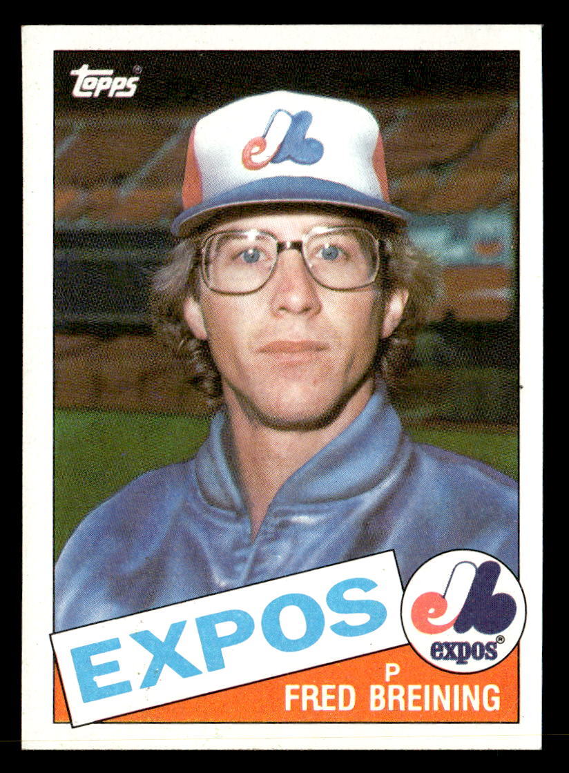 Fred Breining 1985 Topps Card #36 Montreal Expos | eBay
