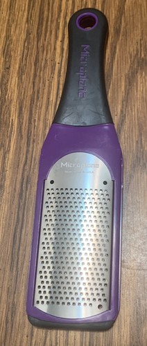 MICROPLANE Artisan Series Fine Cheese GRATER - Purple/Black | eBay