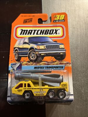 MATCHBOX 1999 ISSUE MISSEL TRANSPORTER ROCKET TRUCK MISSION MISSLES | eBay