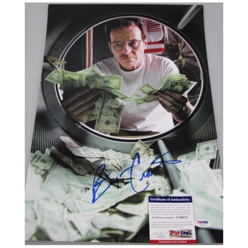 BRYAN CRANSTON Breaking Bad Hand Signed 12"x18" Photo + PSA DNA *BUY ...