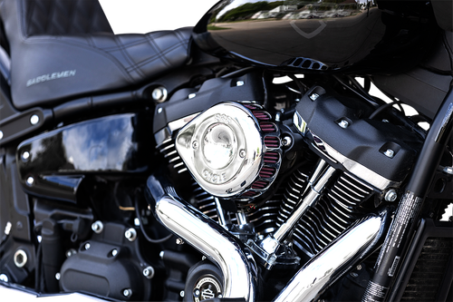 SS CYCLE Mini Teardrop Stealth Air Cleaner Kit - Chrome 170-0435C | eBay