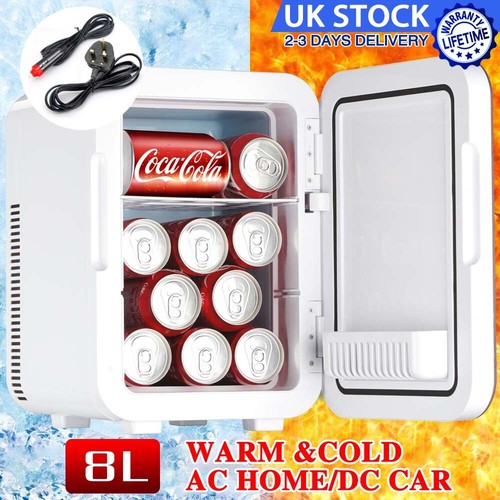8L Mini Fridge Portable Beauty Ice Box Table Top Cooler Warmer for Home ...