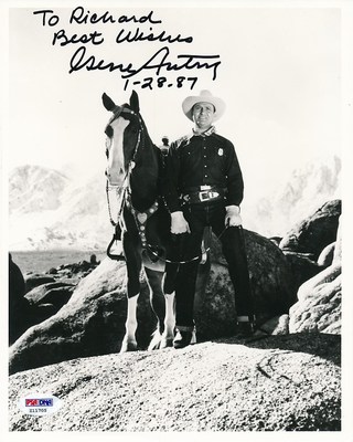 Gene Autry Signed 8x10 Photo Autograph Auto PSA/DNA Z11705 | eBay