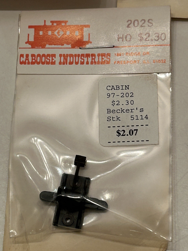 Qty 5 - CABOOSE INDUSTRIES 202S HO Scale Switch Ground Throw - New Old ...