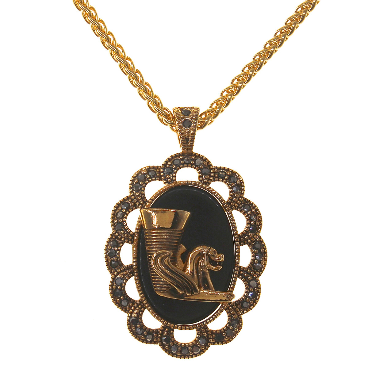 Persian Iranian King Simorq Simorgh Necklace Chain Iran Pahlavi ...