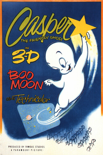 izzy sparber's CASPER IN BOO MOON movie poster seymour KNEITEL 1954 ...