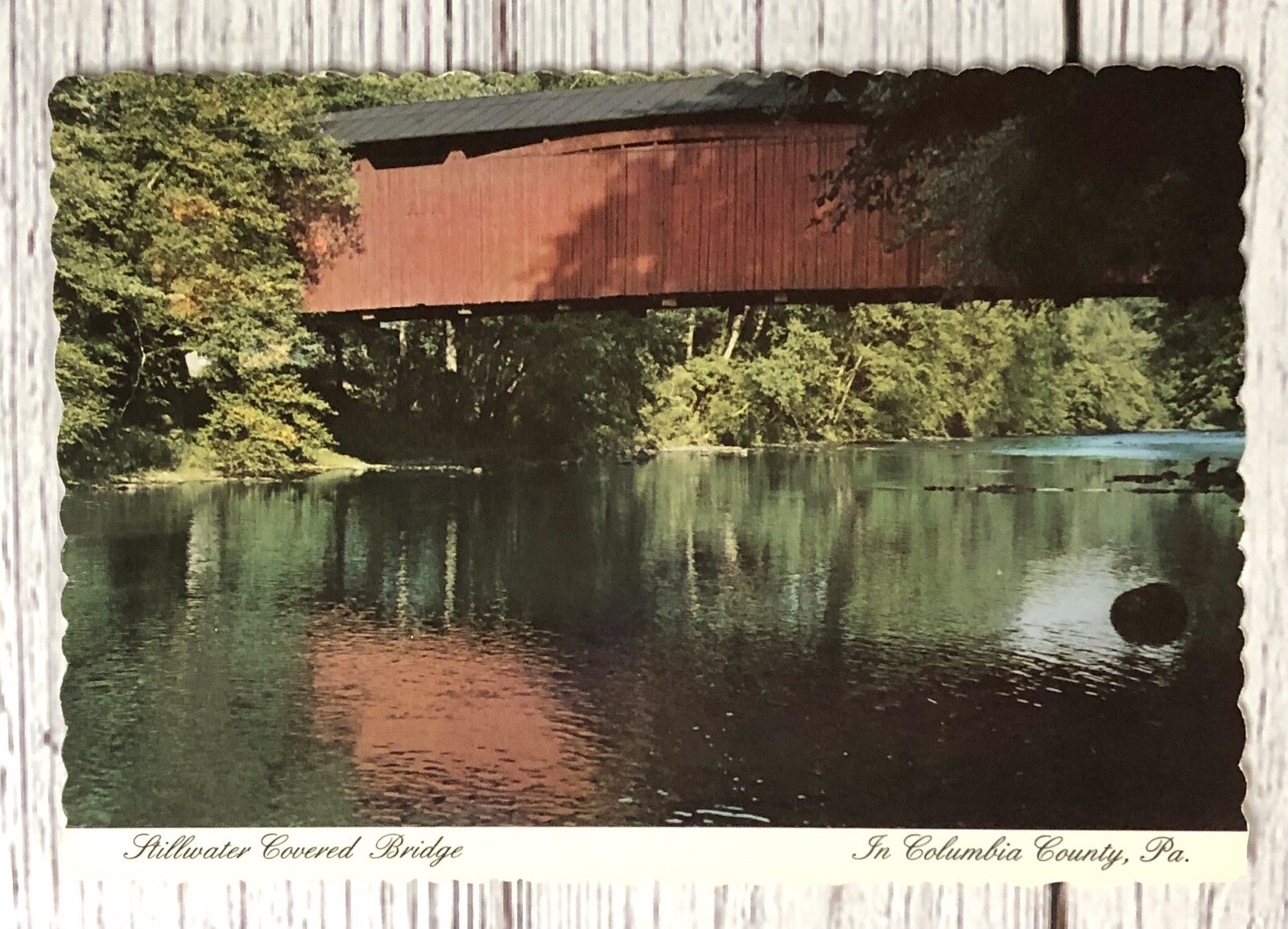 Stillwater Covered Bridge, Columbia County, Pennsylvania Postcard | eBay