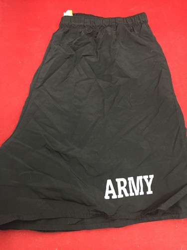 ONE PAIR US ARMY PFU Fitness Trunks PT Shorts L / Large / 8415-01-530 ...