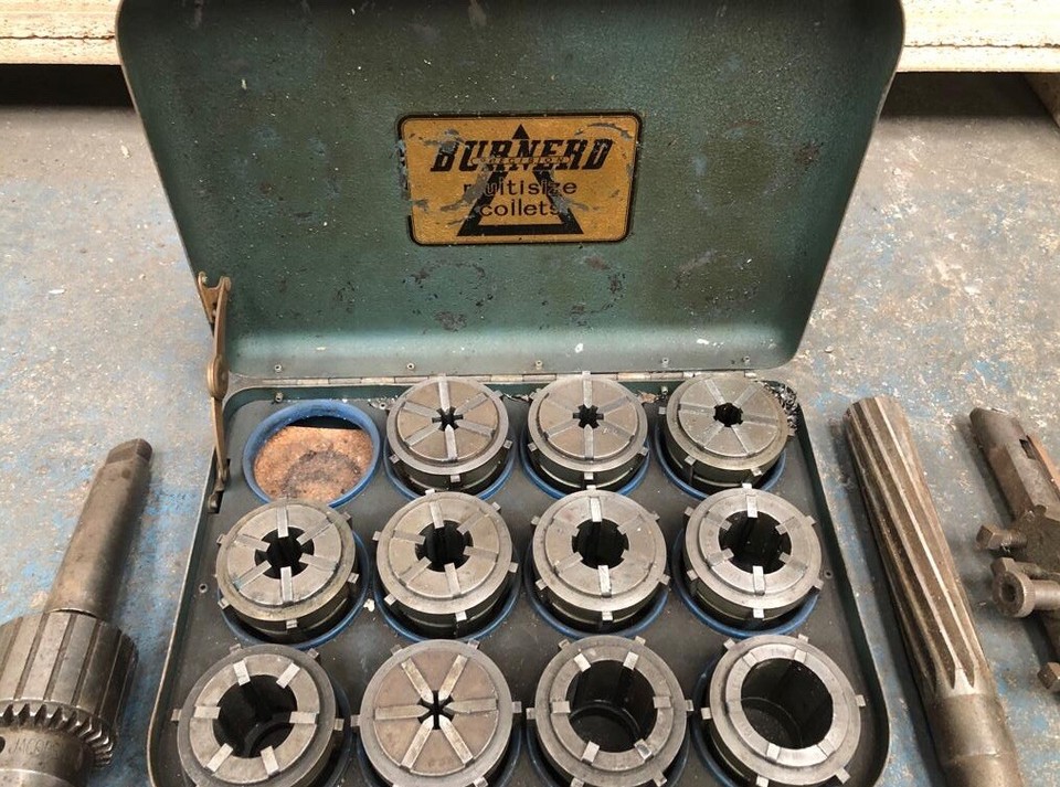 Burnerd Multisize EC collets, Cutting Tools, Lathe Tools, Engineering ...