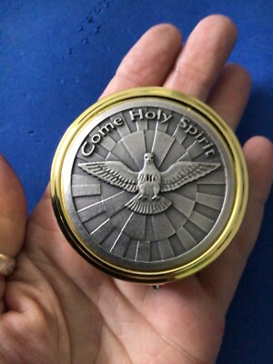 Religious Devotion PYX Host Communion Large Holy Spirit Dove Holy Ghost ...