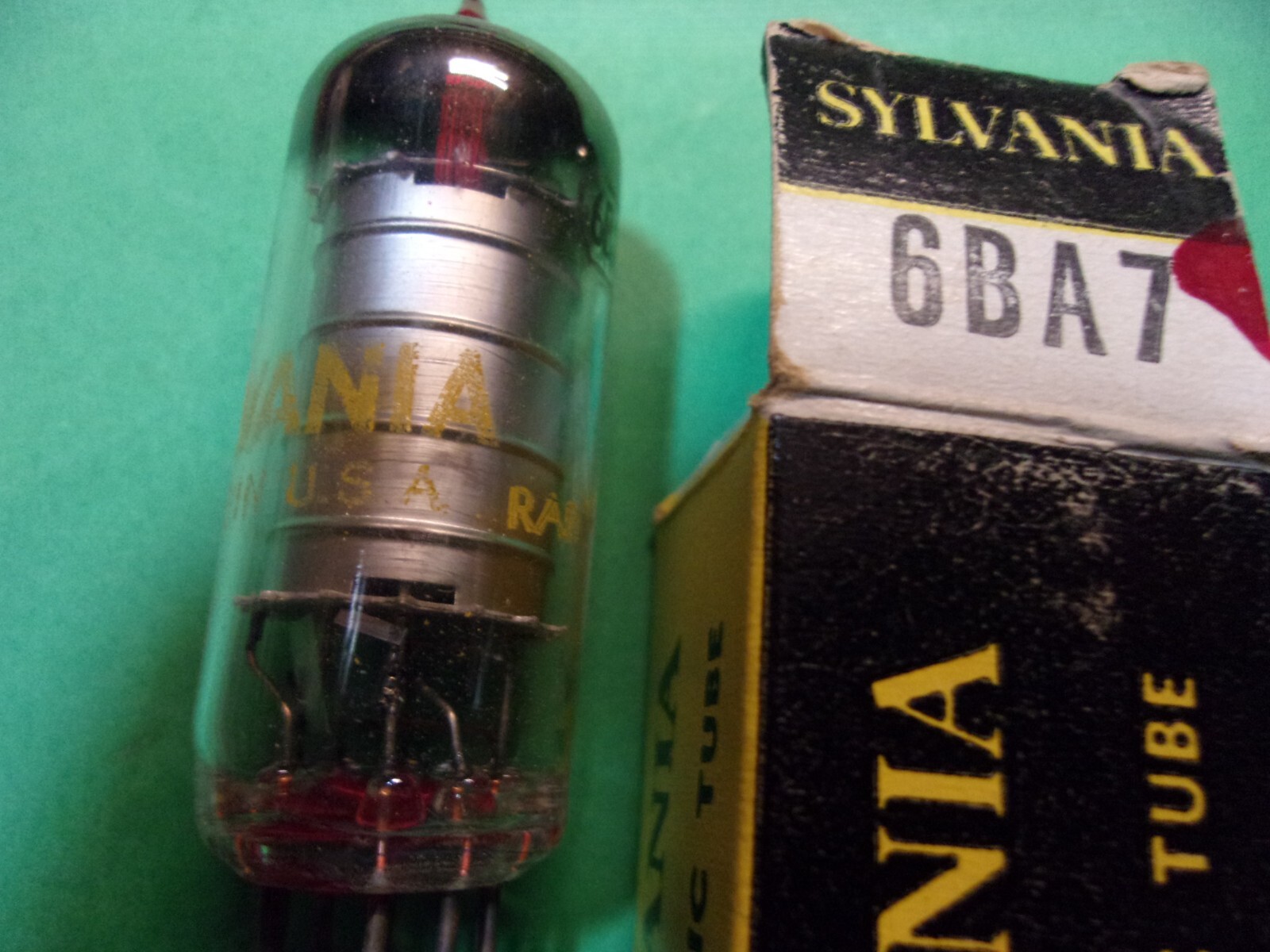 Sylvania 6BA7 electron vacuum RF Conv tube NIB for NC300 / NC303 ...