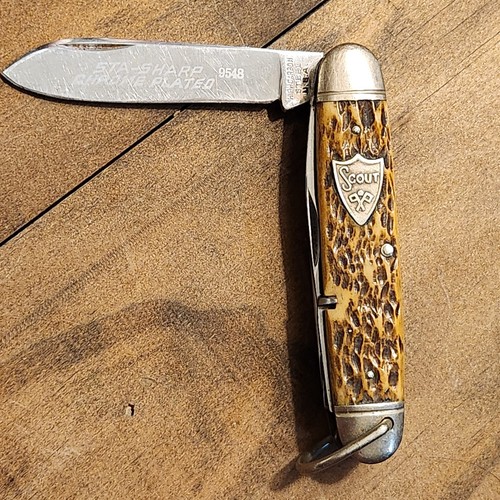 Rare Vtg 1930s Sta Sharp 9548 Scout Knife BSA Multi-Tool High Carbon | eBay