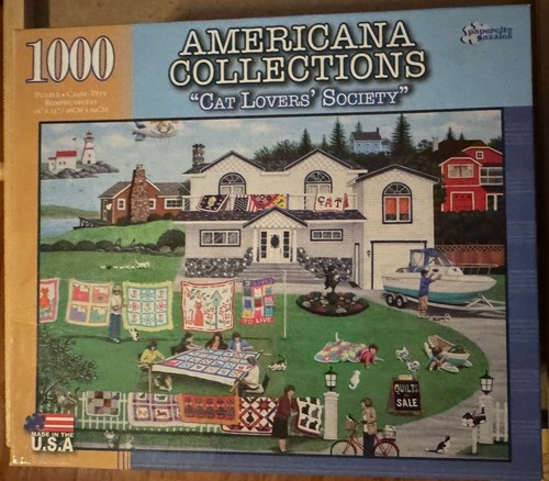 Paper City Puzzles Americana Collections “Cat Livers’ Society” 1000 ...