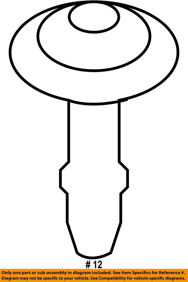 BMW OEM 10-12 760Li Splash Shield-Underbody Shield Screw 51717123801 | eBay