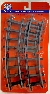 Lionel Ready To Play Curved Plastic Train Track Pack 12 Pieces 7-11827 ...