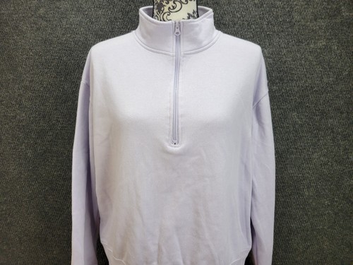 Architect Women's White High Neck Fleece Jacket Size Large | eBay