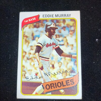 1980 Topps #160 Eddie Murray HOF Baltimore Orioles | eBay
