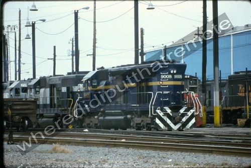 Original Slide Motive Power Industries MPI 9008 EMD SD40M-2 5-94 Houston TEX | eBay
